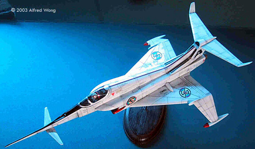 Starship Modeler - Captain Scarlet Angel Interceptor