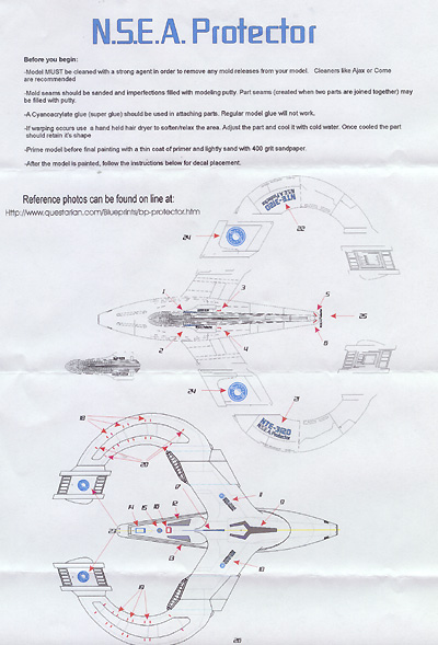 Starship Modeler - Starcrafts NSEA Protector Kit Preview