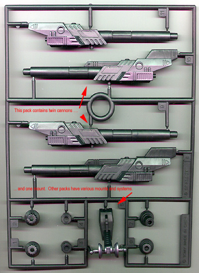 Starship Modeler - Zoids Accessory Parts Preview