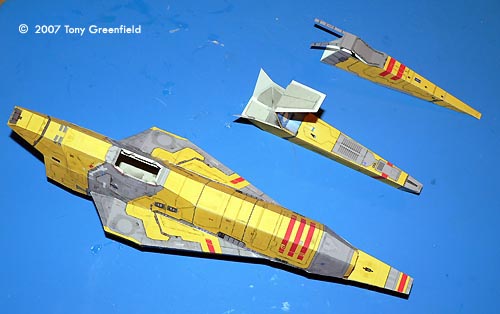Starship Modeler - Homeworld - Vanaar Jet Heavy Cruiser
